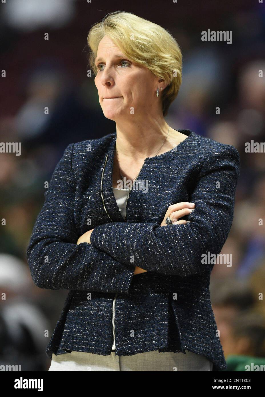 UNCASVILLE, CT - MARCH 08: Tulane Green Wave Head Coach Lisa Stockton ...