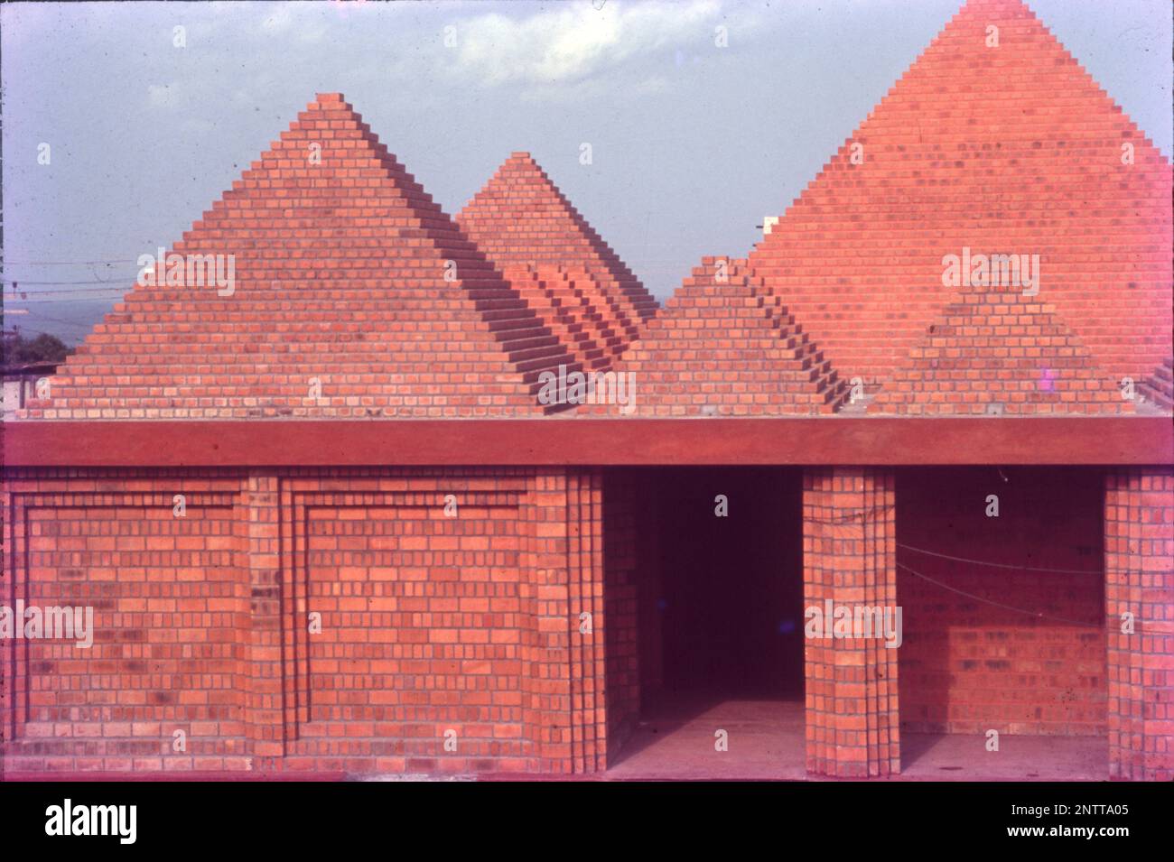 Pyramid Design House Structure, Kanyakumari, Tamil Nadu, India Stock ...