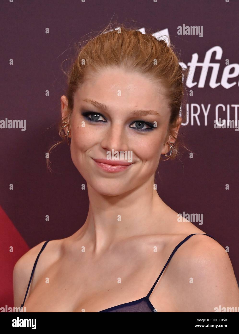 Hunter Schafer arriving at the 25th Costume Designers Guild Awards held ...