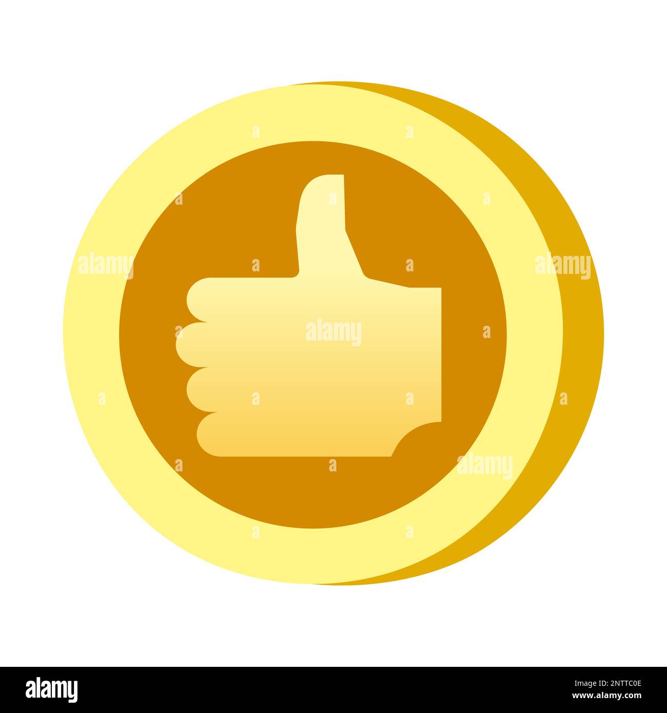 Icon Hand Thumb Up shape. Gambling symbol, object. Vector illustration ...