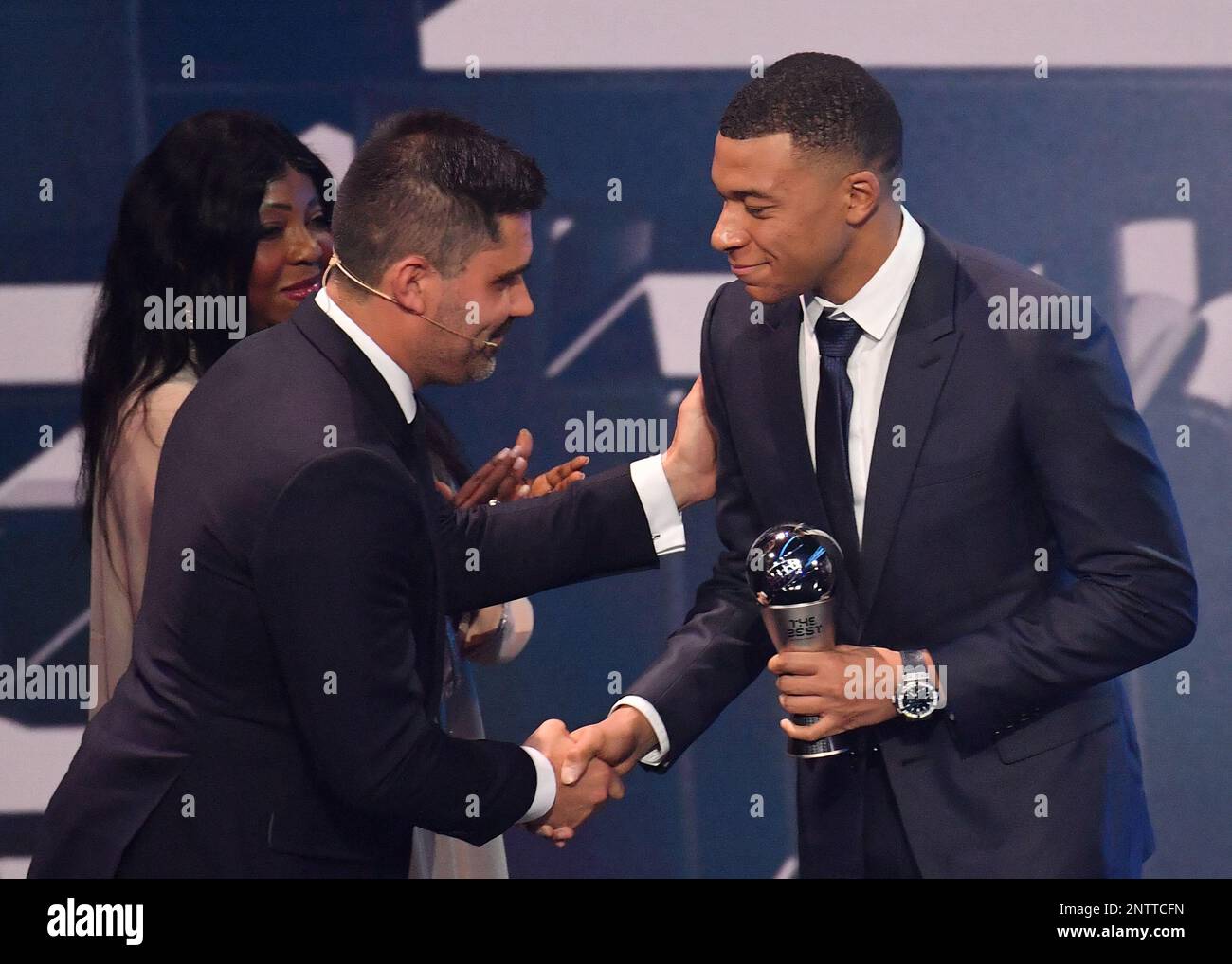 Paris, France. February 27, 2023, Kylian Mbappé during The Best FIFA ...