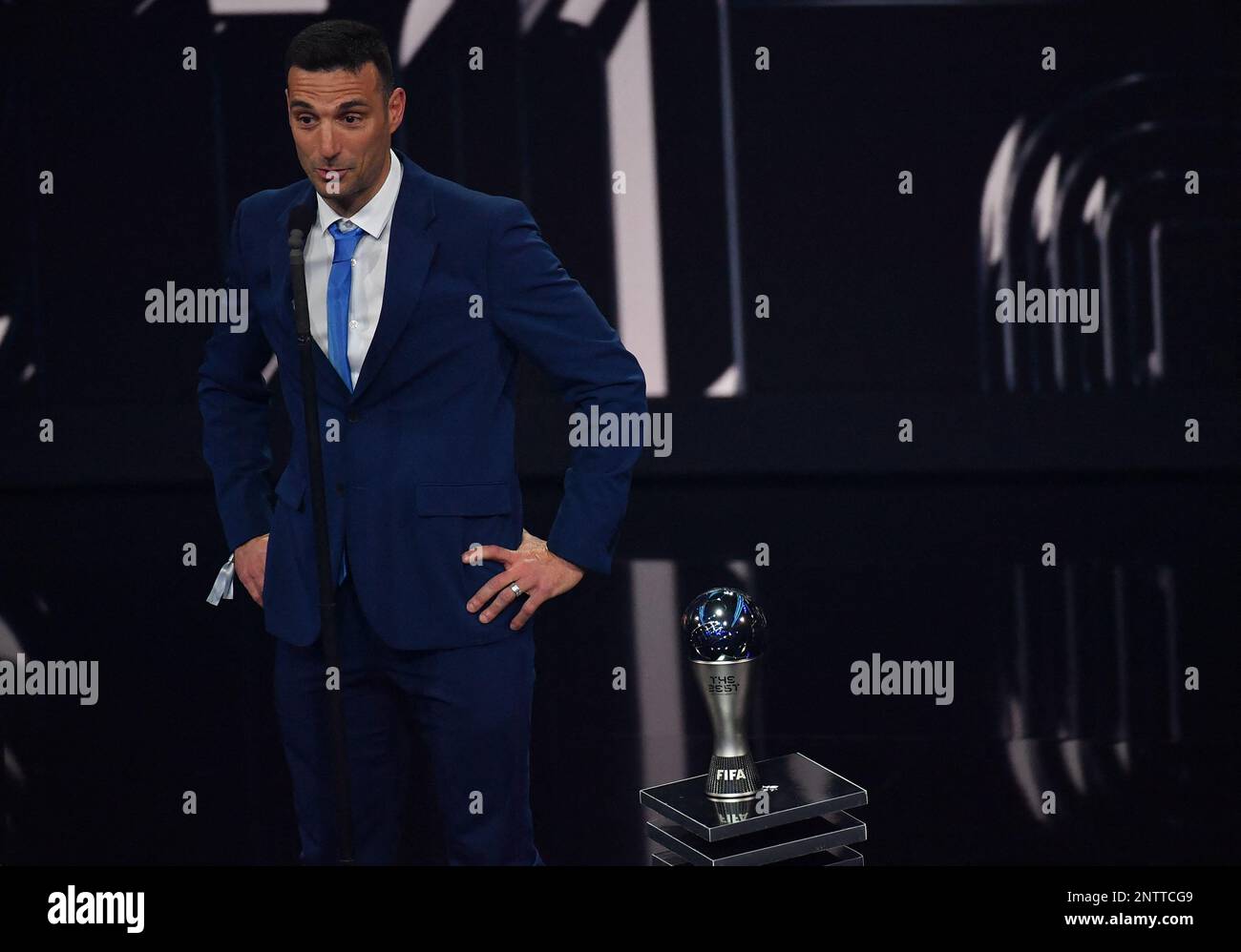 Paris, France. February 27, 2023, Goalkeeper Emiliano Martínez ...