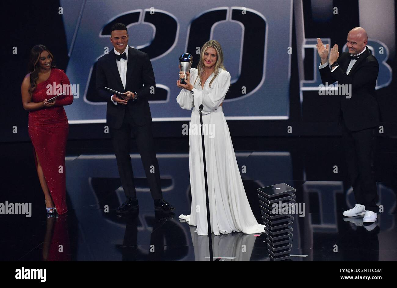 Paris, France. February 27, 2023, Alexia Putellas is seen with her ...