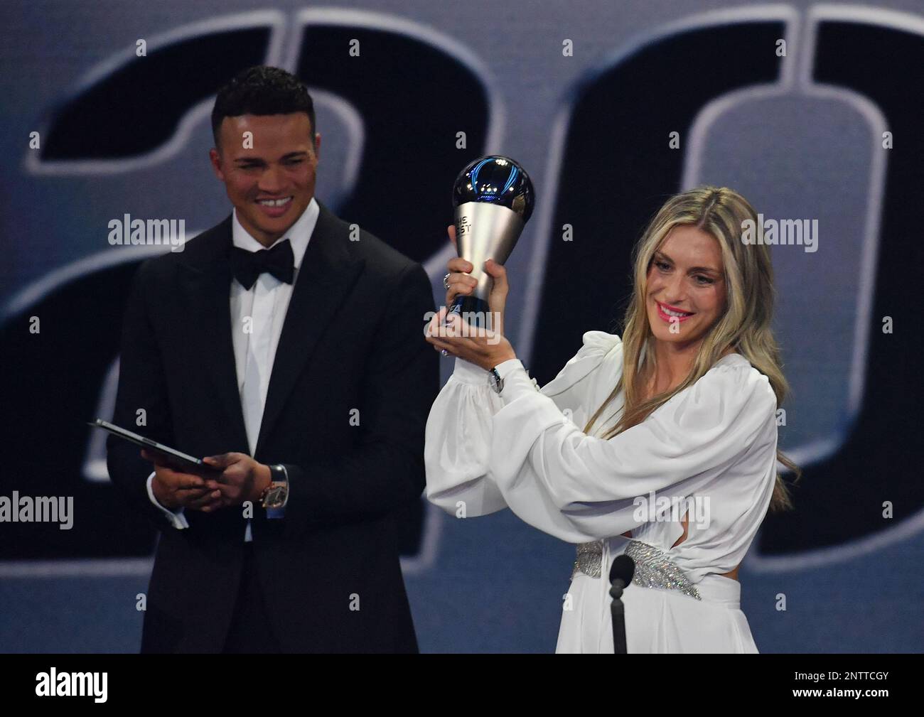 Paris, France. February 27, 2023, Alexia Putellas is seen with her ...