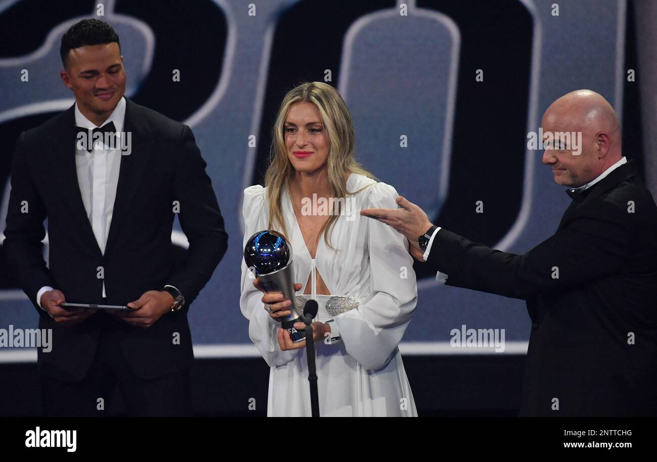 Paris, France. February 27, 2023, Alexia Putellas is seen with her ...