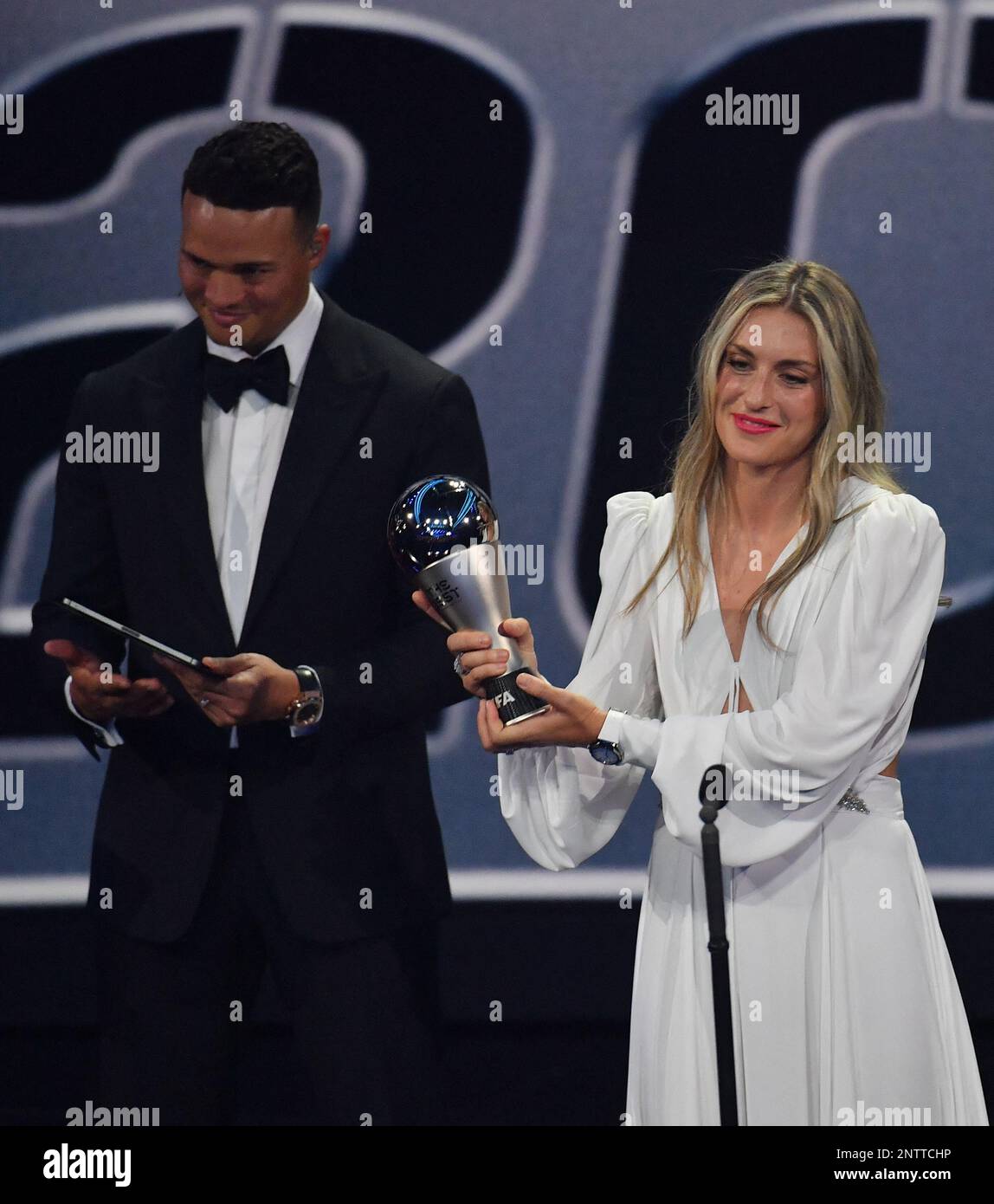 Paris, France. February 27, 2023, Alexia Putellas is seen with her ...