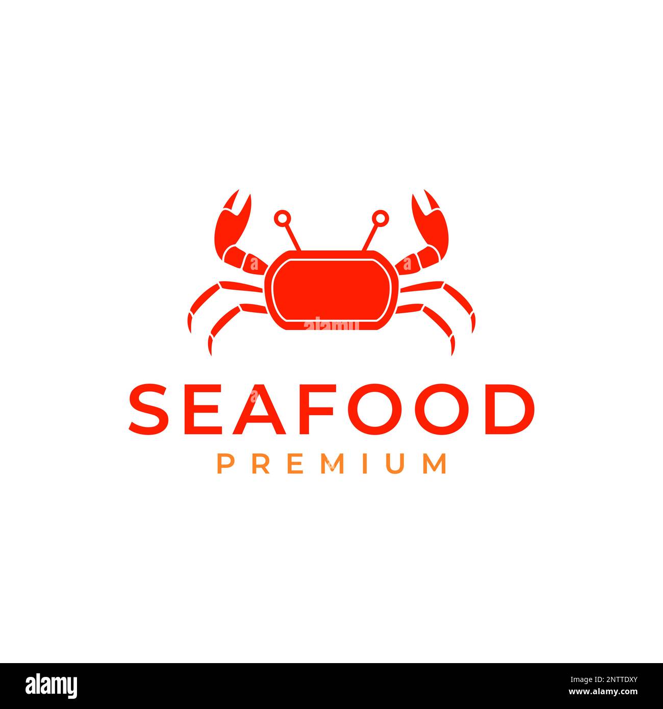 delicious taste crabs seafood cooking food modern simple logo design ...