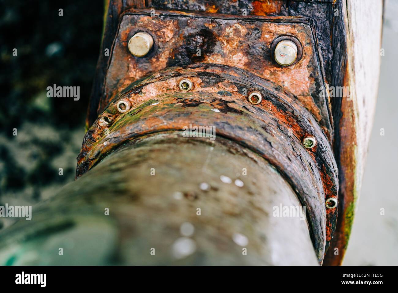 Corpach Shipwreck with Ben Nevis . Rusting remains of the MV Dayspring ...