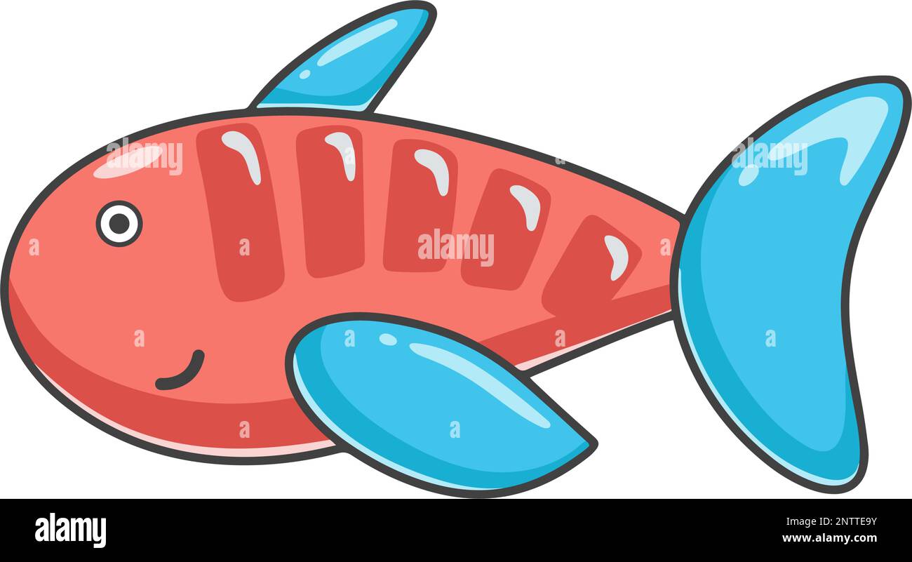 Cute fish baby character Stock Vector Image & Art - Alamy