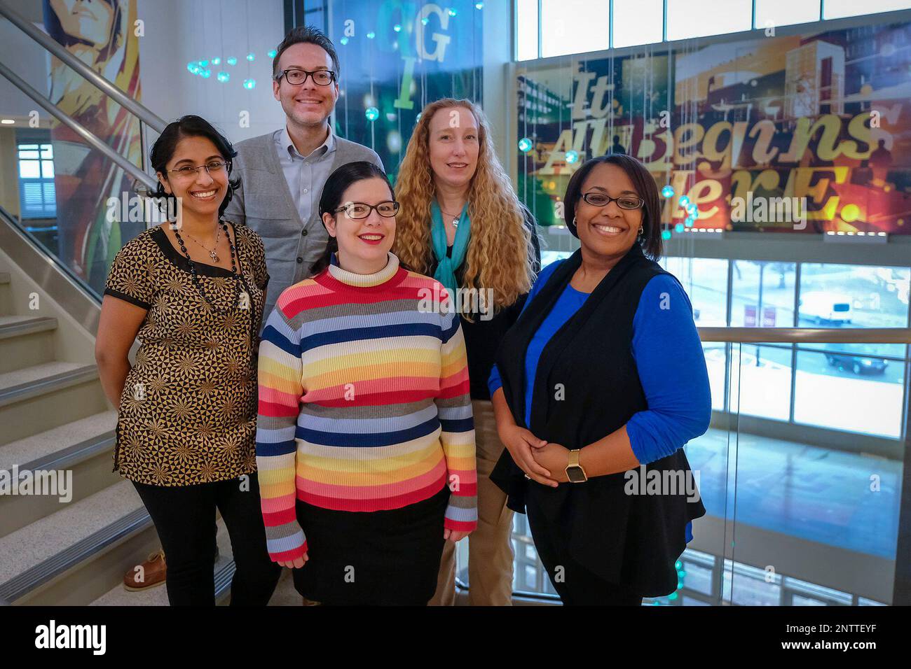 Gauri Pitale, from left, Nick Weshinskey, Abigail Wheetley, Laura ...