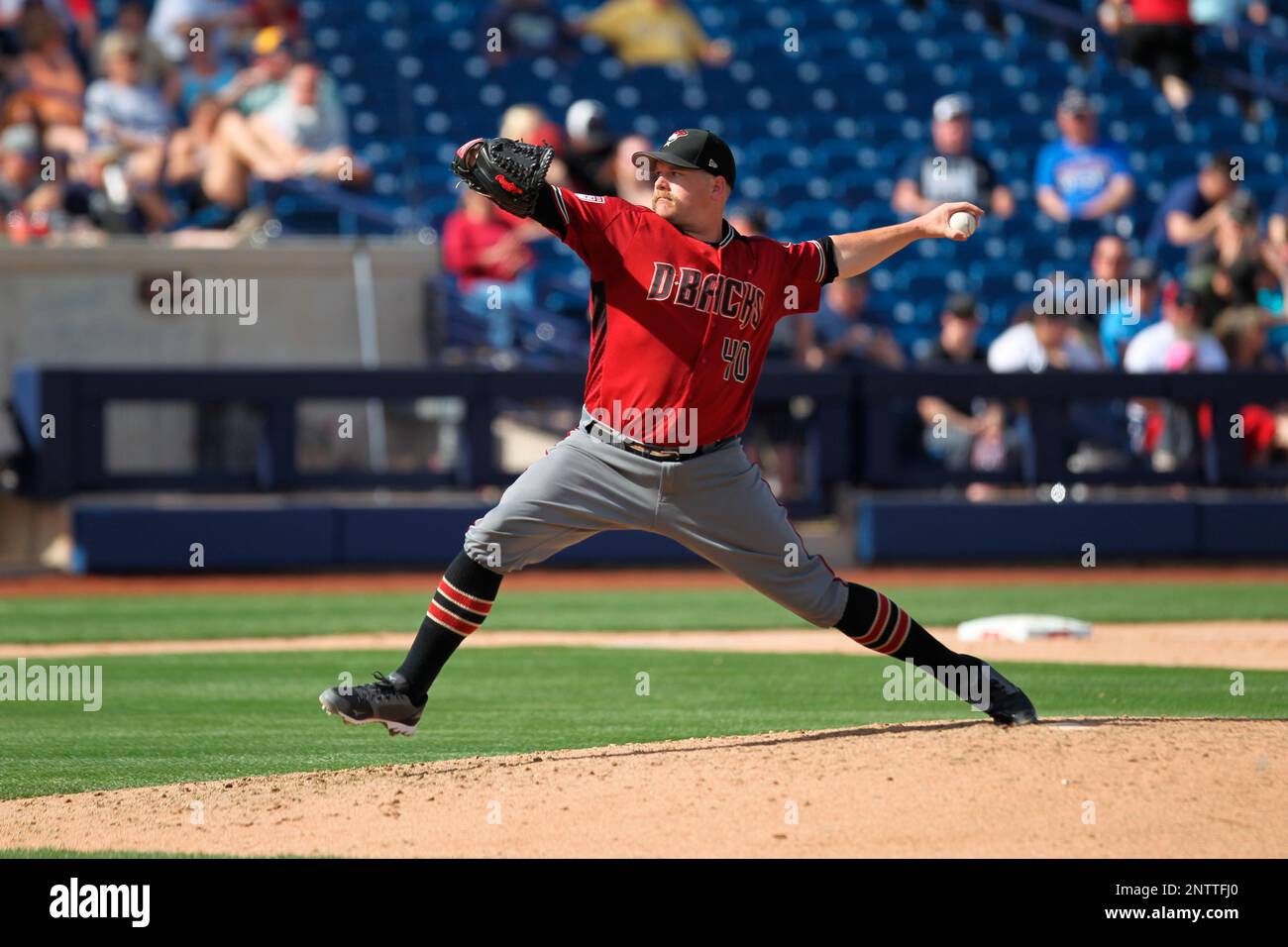PHOENIX, AZ - MARCH 06: Diamondbacks reliever Andrew Chafin pitches ...