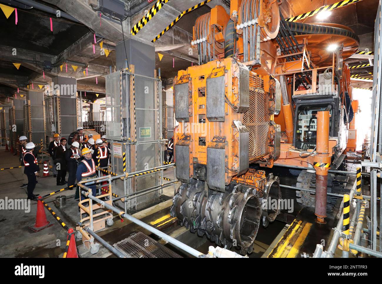 The construction work of the Chuo Shinkansen Nagoya Station has ...