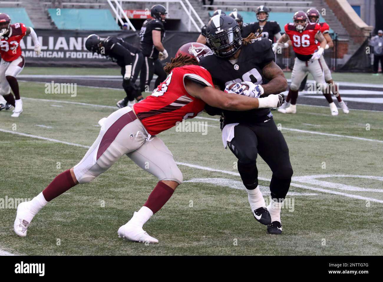 BIRMINGHAM, AL - MARCH 03:San Antonio Commanders defensive end Arthur ...