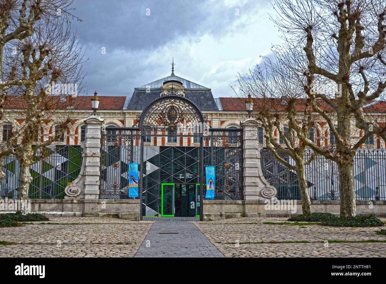 Saint-Etienne, France - January 27th 2020 : View of la Cité du Design ...