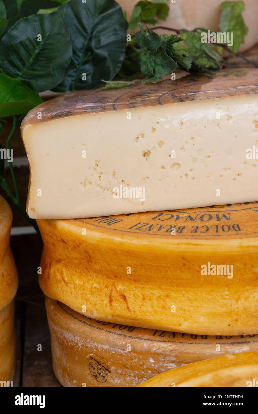 Branzi cheese hi-res stock photography and images - Alamy