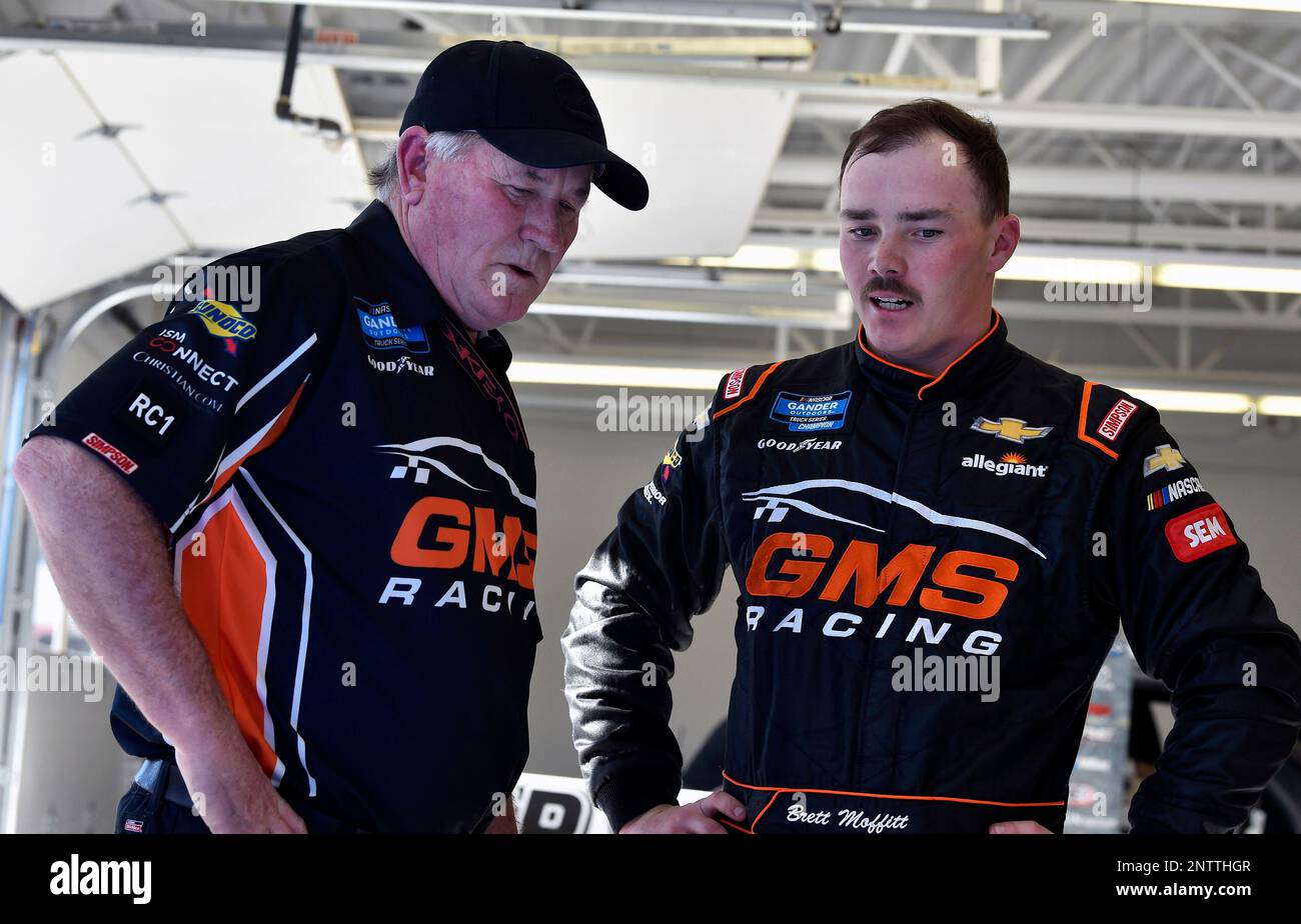 #24: Brett Moffitt, GMS Racing, Chevrolet Silverado Allegiant and Jerry ...