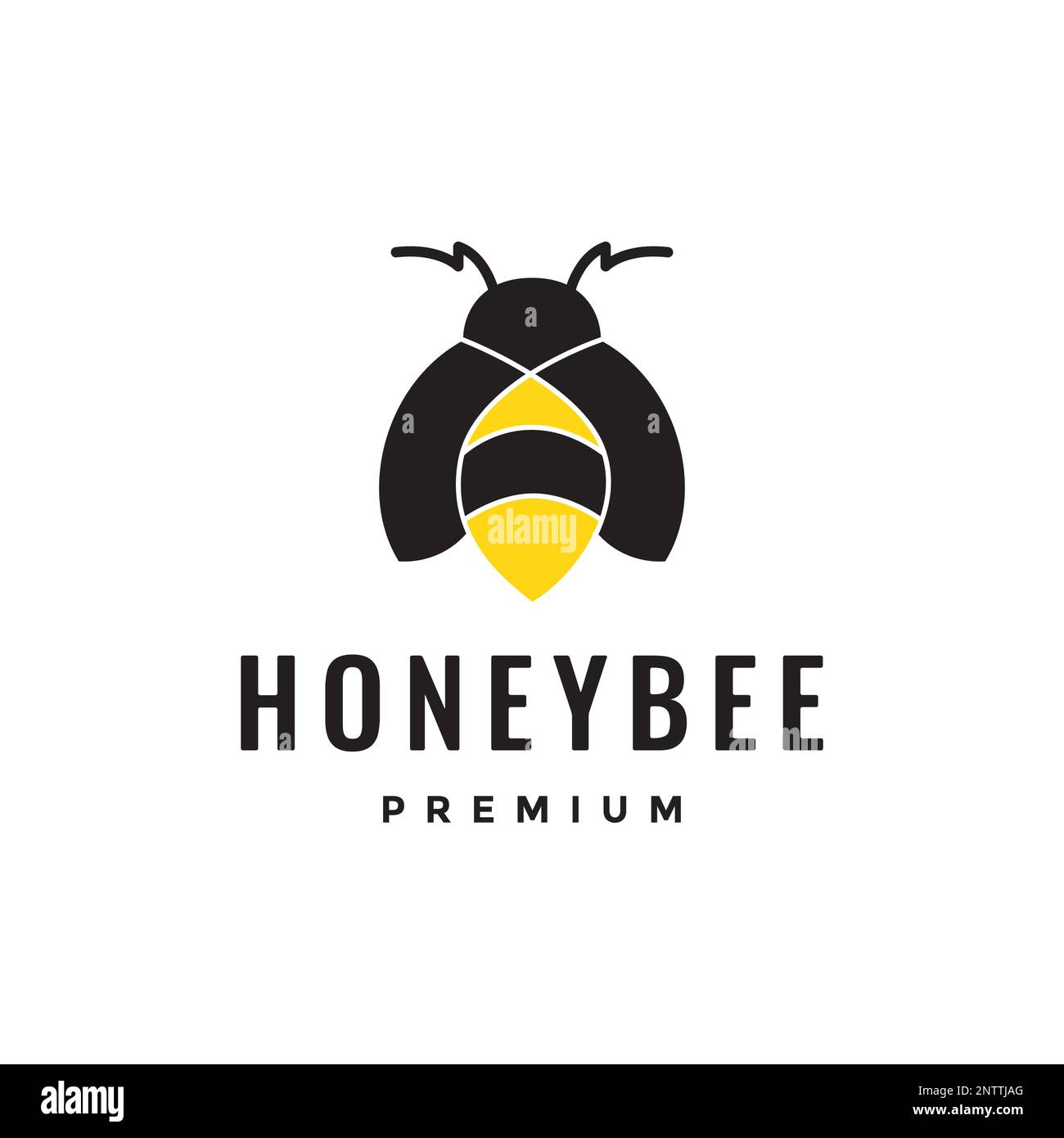 bumblebee insect honey bee animal modern minimal colored logo design ...