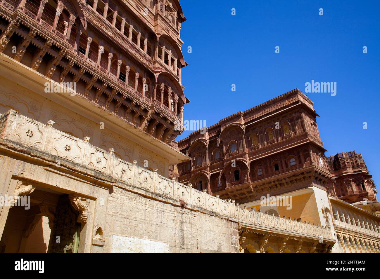 Mehrangarh Fort,inside of the fort,Jodhpur, Rajasthan, India Stock ...