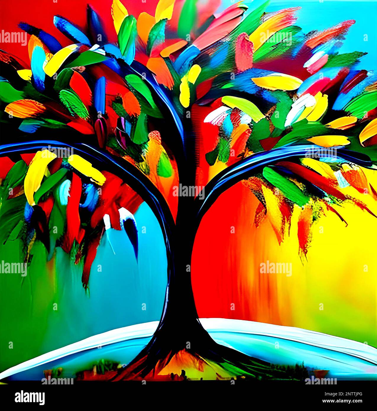 Digital landscape painting hi-res stock photography and images - Alamy