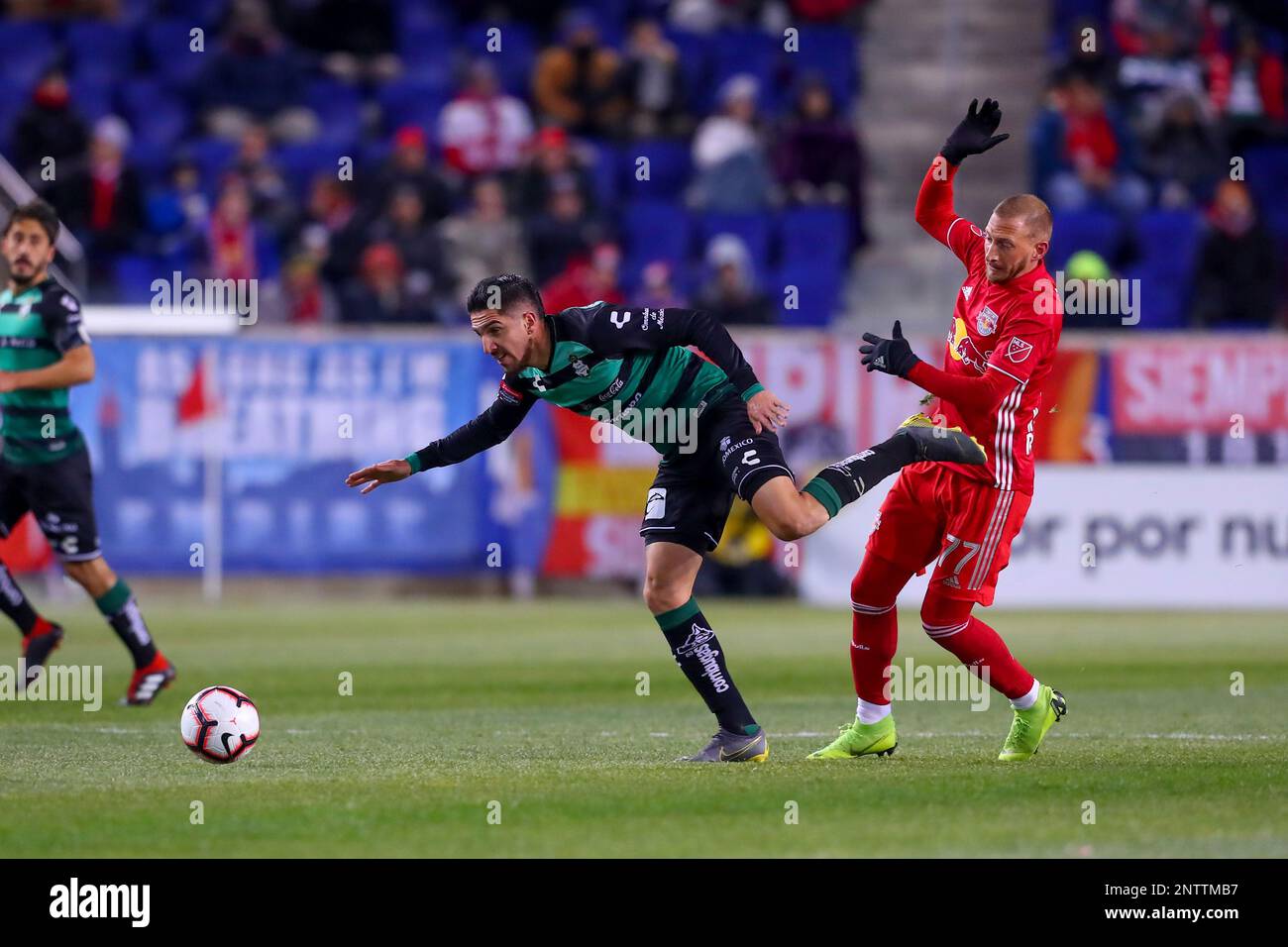 HARRISON, NJ - MARCH 05: Santos Laguna forward Javier Correa (24 ...