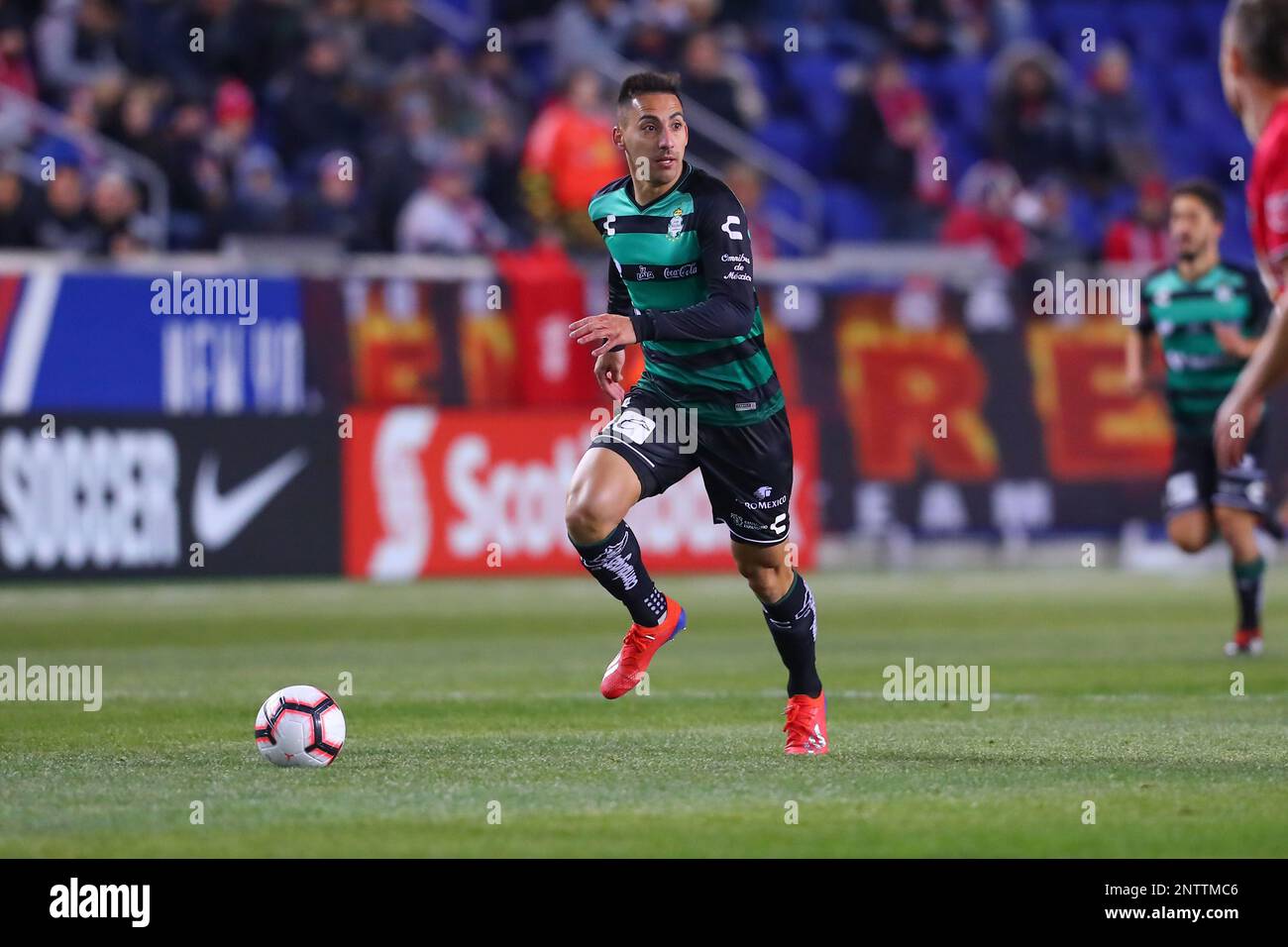 HARRISON, NJ - MARCH 05: Santos Laguna forward Javier Correa (24 ...