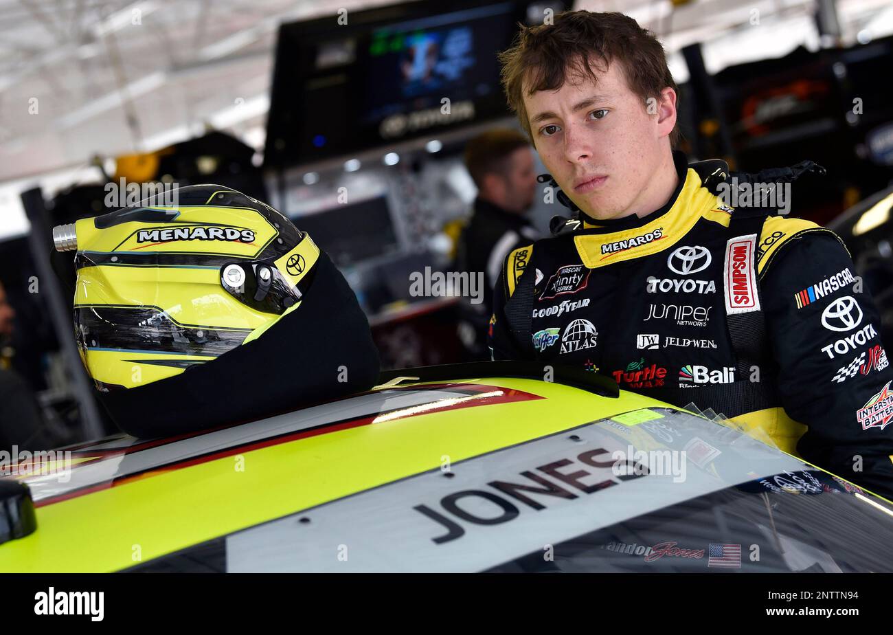 #19: Brandon Jones, Joe Gibbs Racing, Toyota Supra Menards/Jeld-Wen ...