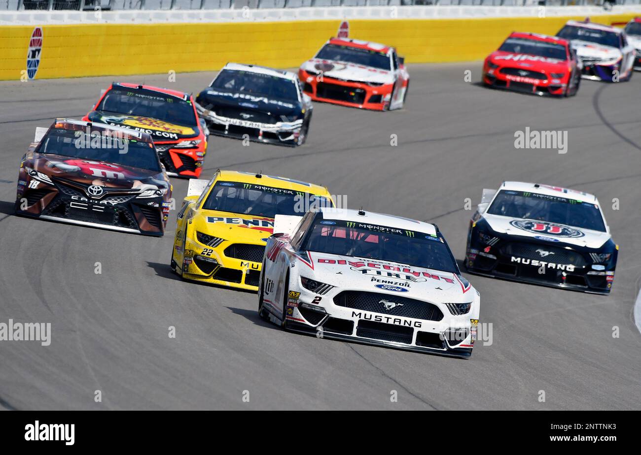 #2: Brad Keselowski, Team Penske, Ford Mustang Discount Tire during the ...