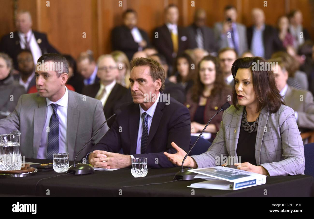 From left, Deputy State Budget Director Kyle Jen and Budget Director ...