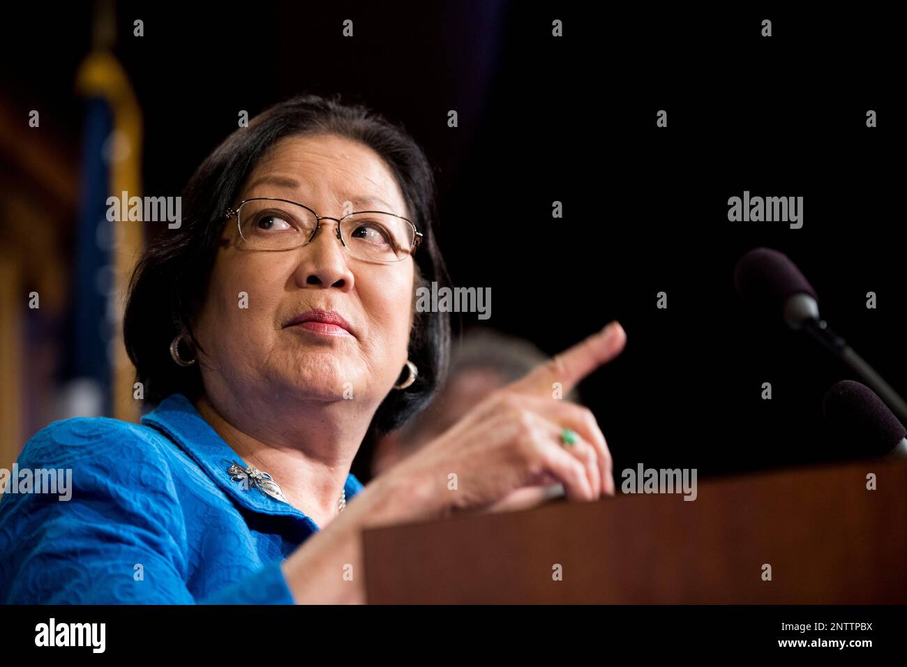 UNITED STATES - MARCH 5: Sen. Mazie Hirono, D-Hawaii, speaks during the ...