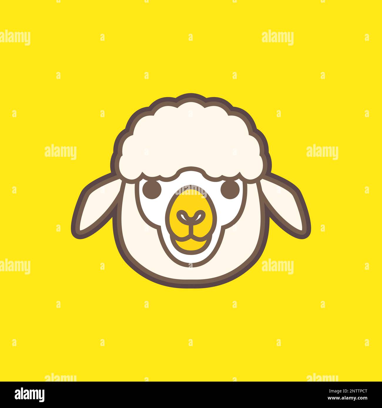 Ewe mascot Stock Vector Images - Alamy