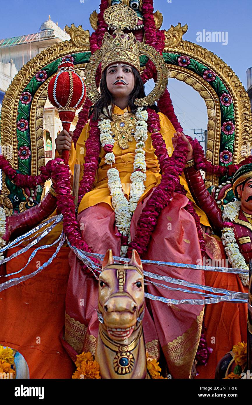 Gangaur festival,parade,pushkar, Rajasthan, india Stock Photo - Alamy