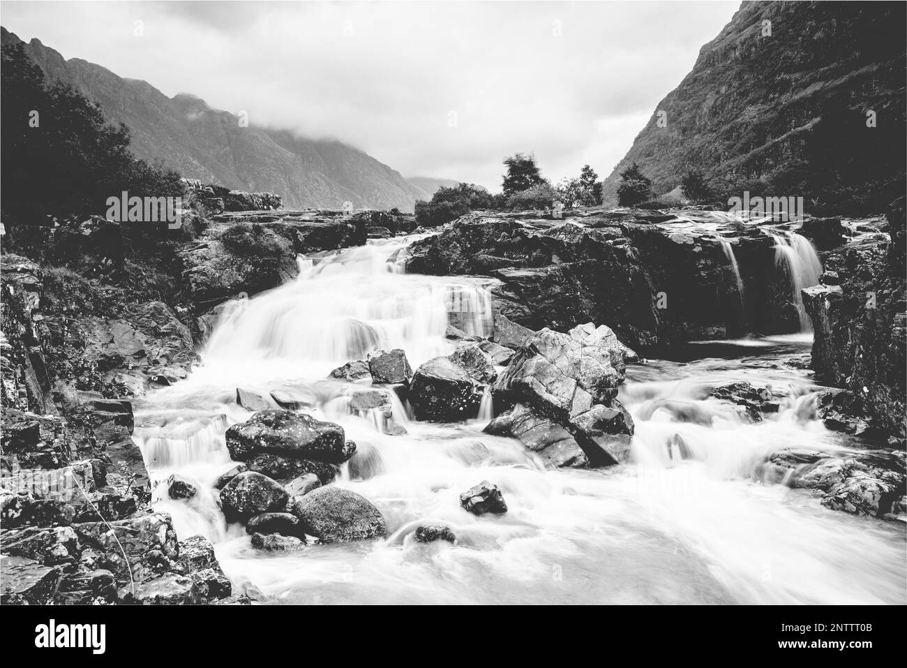 Landscape glencoe in scottish Black and White Stock Photos & Images - Alamy