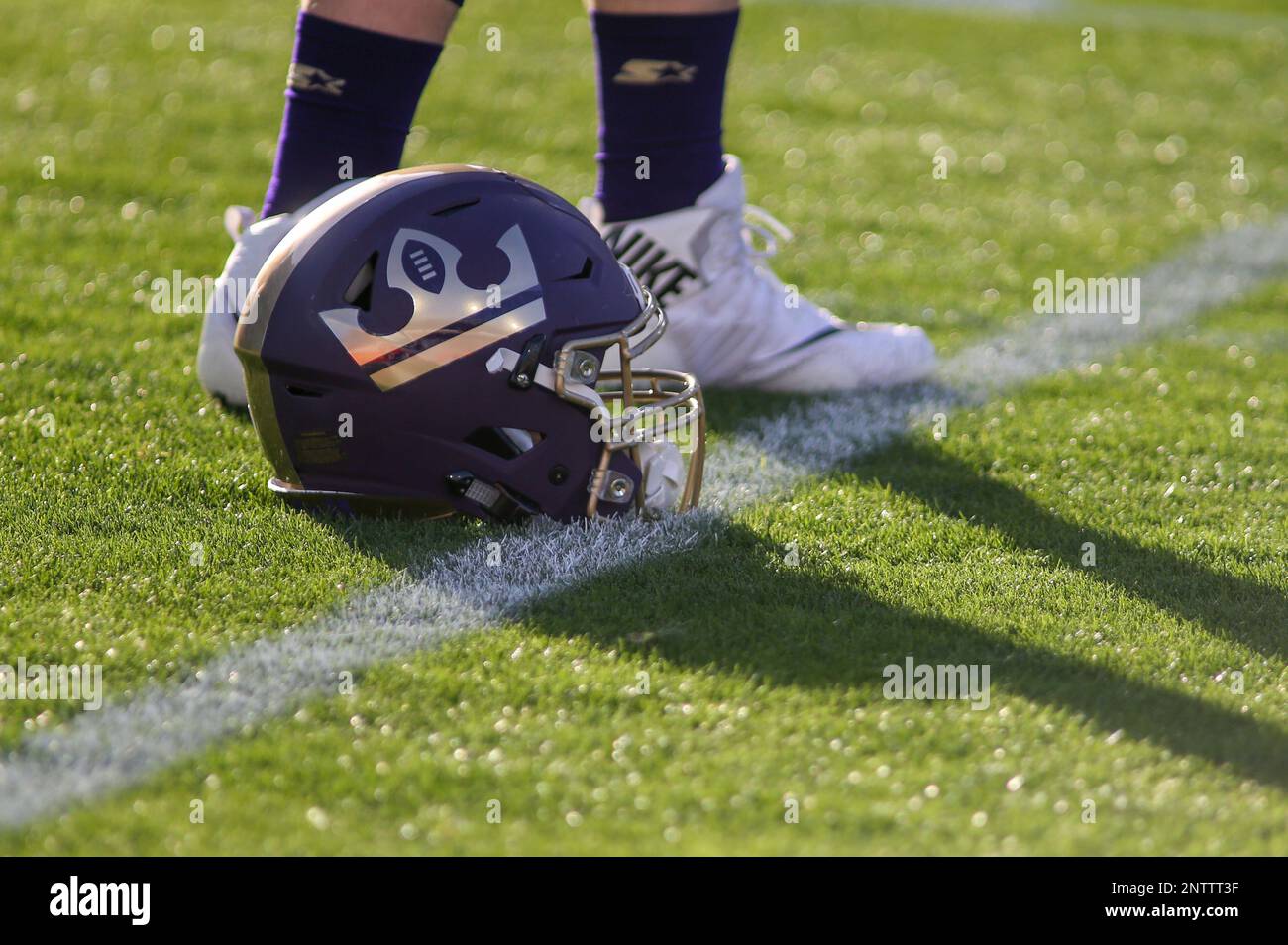 TEMPE, AZ - MARCH 03: Atlanta Legends helmet during a AAF football game ...