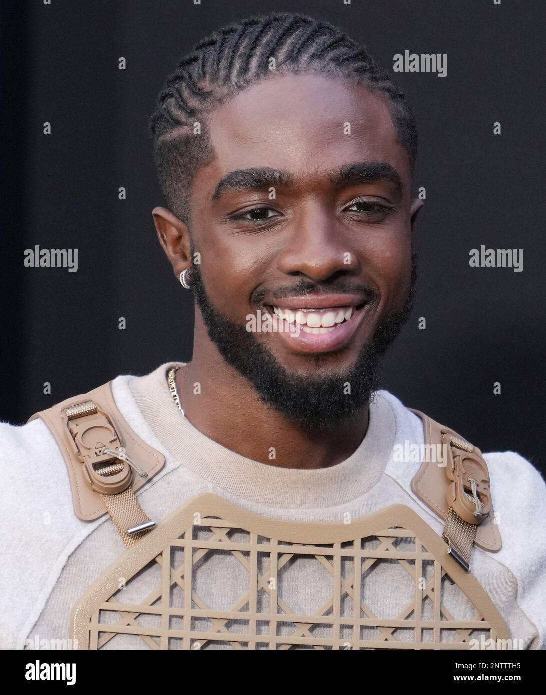 Los Angeles, USA. 27th Feb, 2023. Caleb McLaughlin arrives at the CREED III Los Angeles Premiere ...
