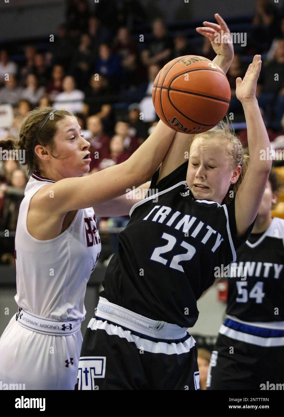 Breckinridge County's Sydney Tucker, left, and Whitesville Trinity's ...