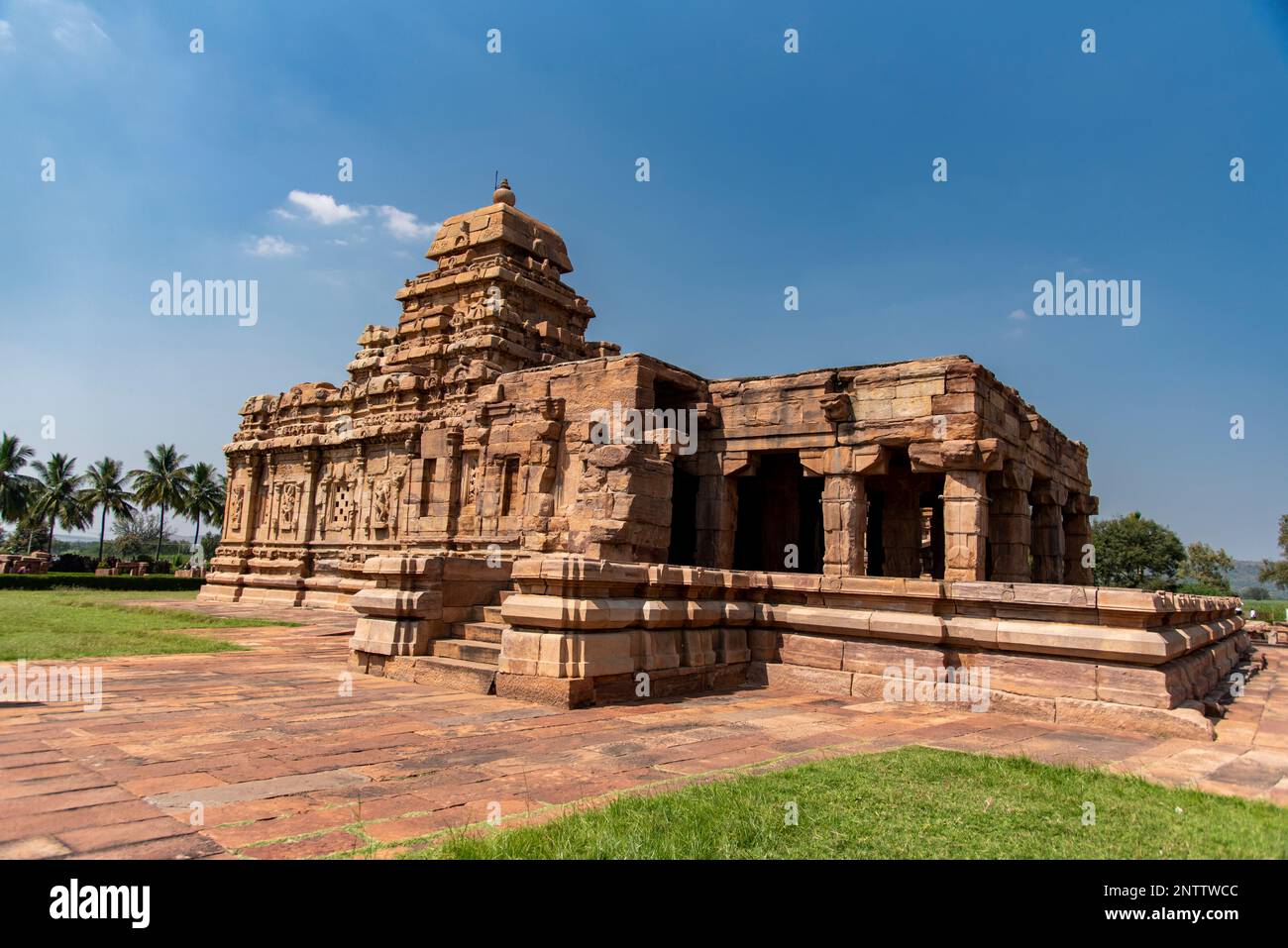 Sangameshwara Temple at Pattadakal, also called Raktapura was built ...