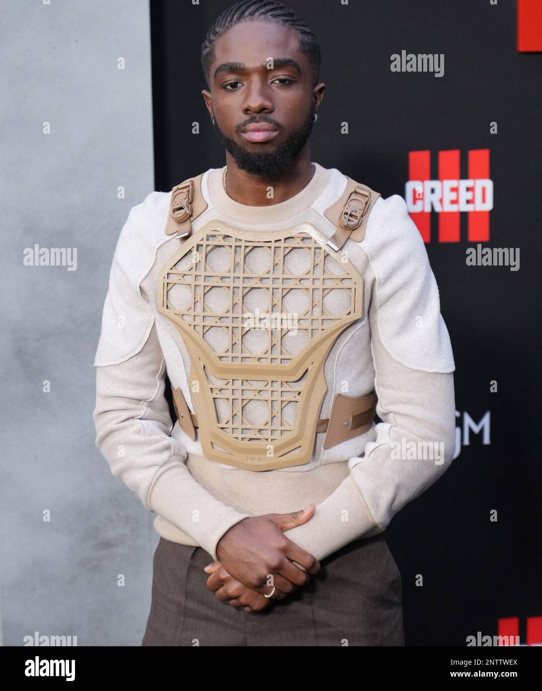 Los Angeles, USA. 27th Feb, 2023. Caleb McLaughlin arrives at the CREED ...