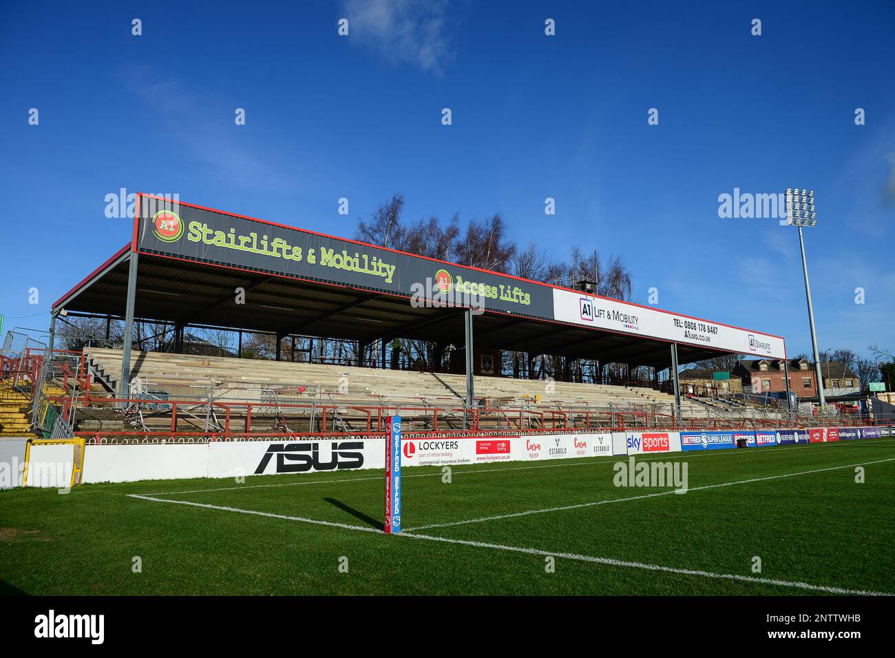 Wakefield, England - 15th January 2023 - General view construction work ...