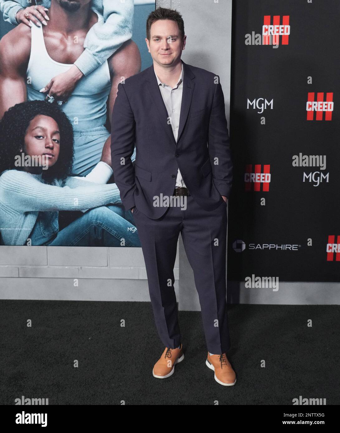 Los Angeles, USA. 27th Feb, 2023. Chris Mannix arrives at the CREED III ...