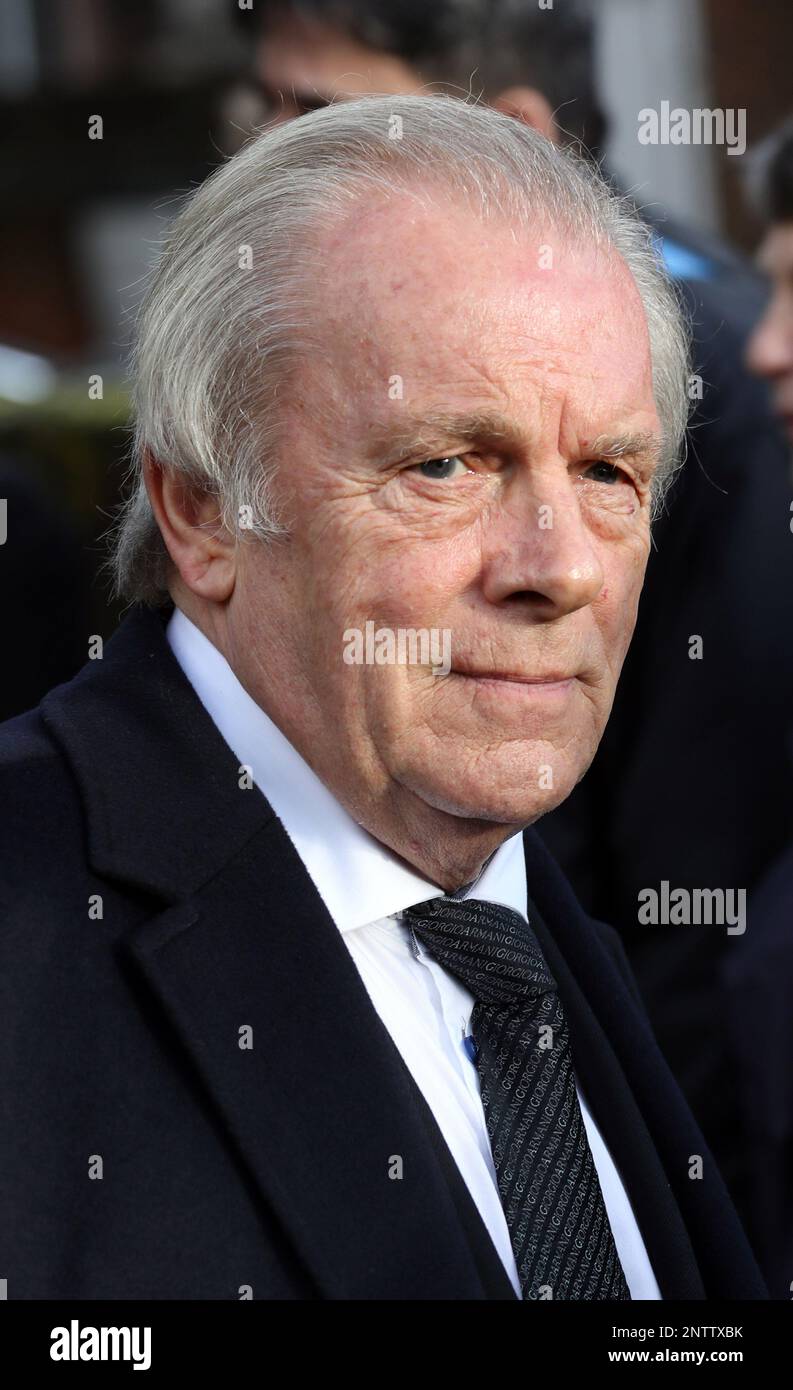 pic shows: mourner Gordon Taylor head of PFA Former England and Watford ...