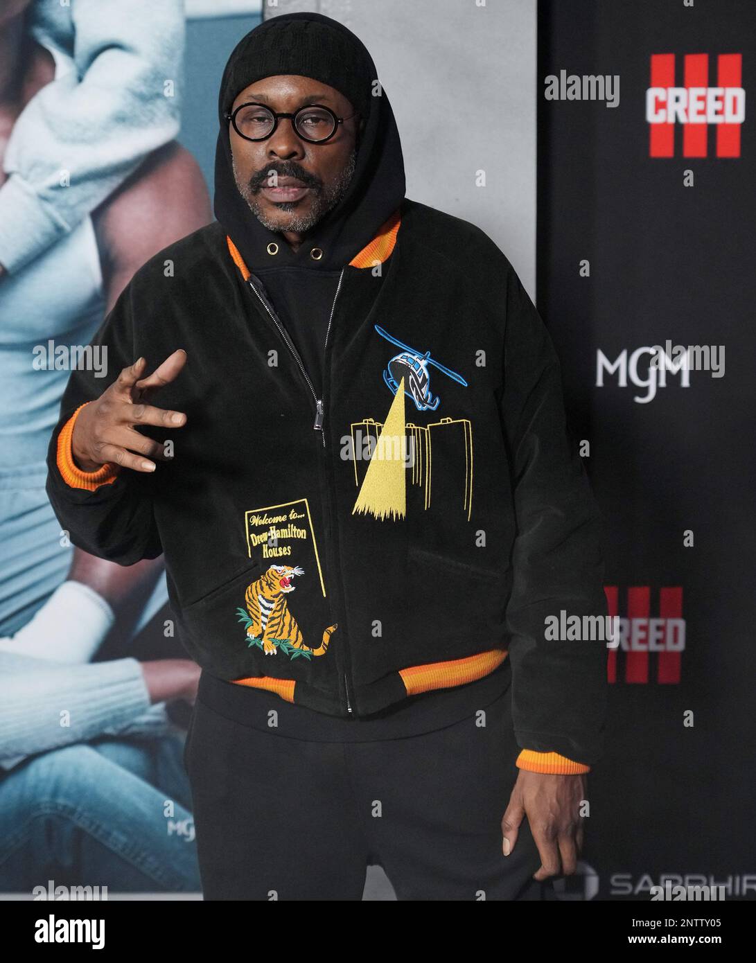Wood Harris arrives at the CREED III Los Angeles Premiere held at the ...