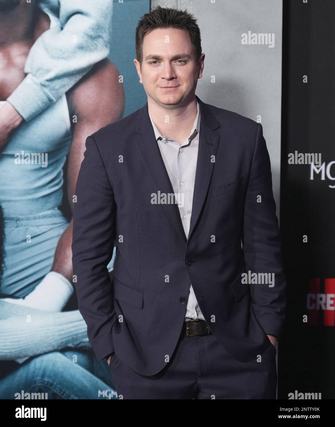 Chris Mannix arrives at the CREED III Los Angeles Premiere held at the ...