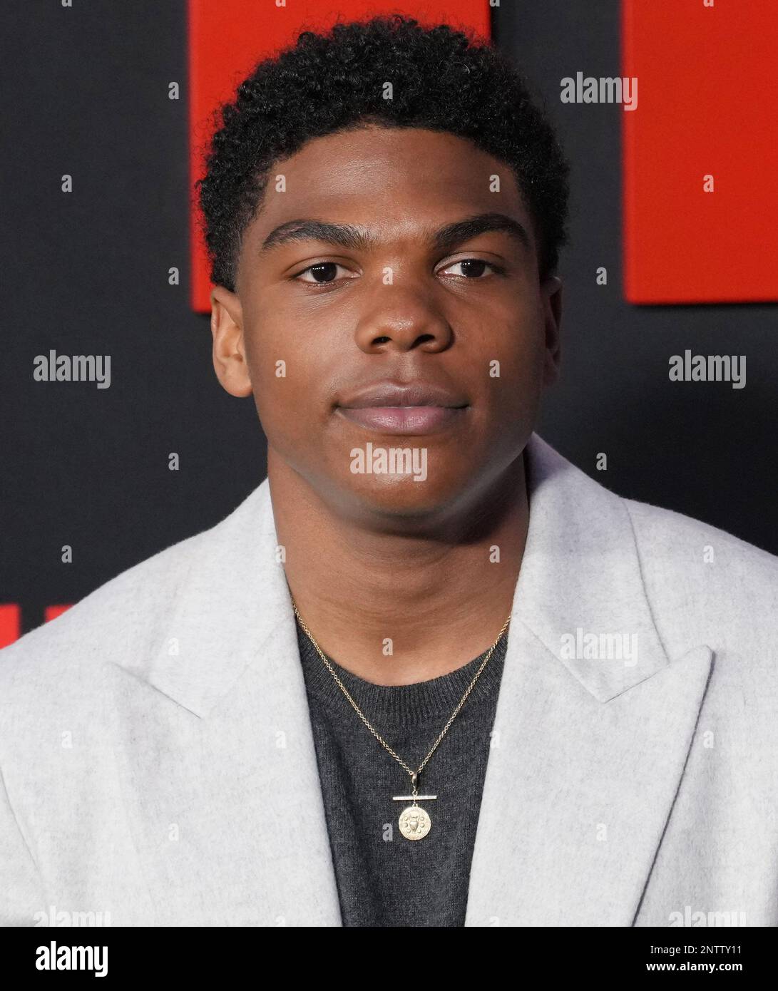 Los Angeles, USA. 27th Feb, 2023. Spence Moore II arrives at the CREED ...