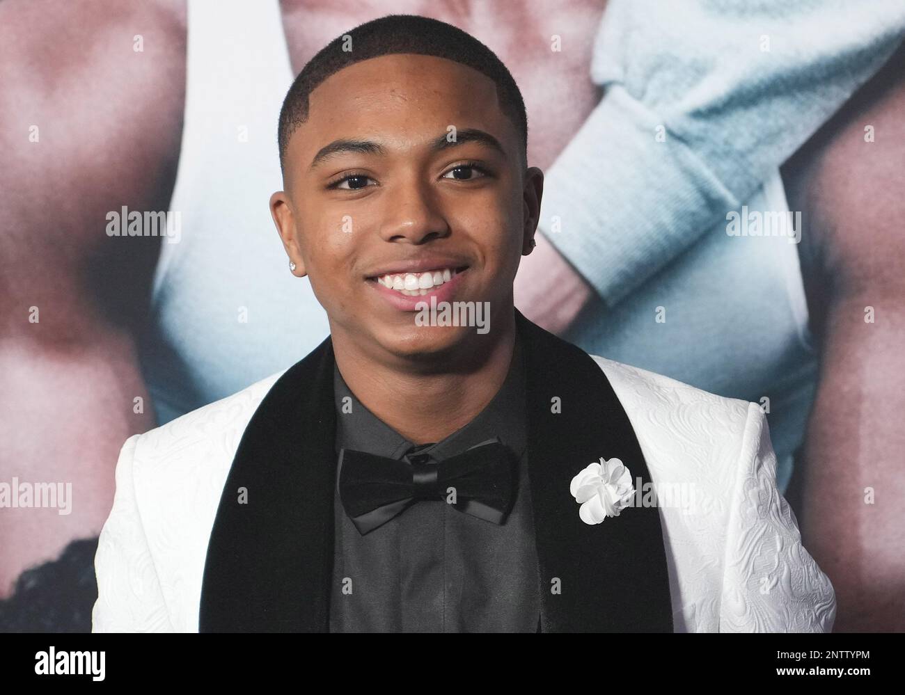 Thaddeus J. Mixon arrives at the CREED III Los Angeles Premiere held at ...