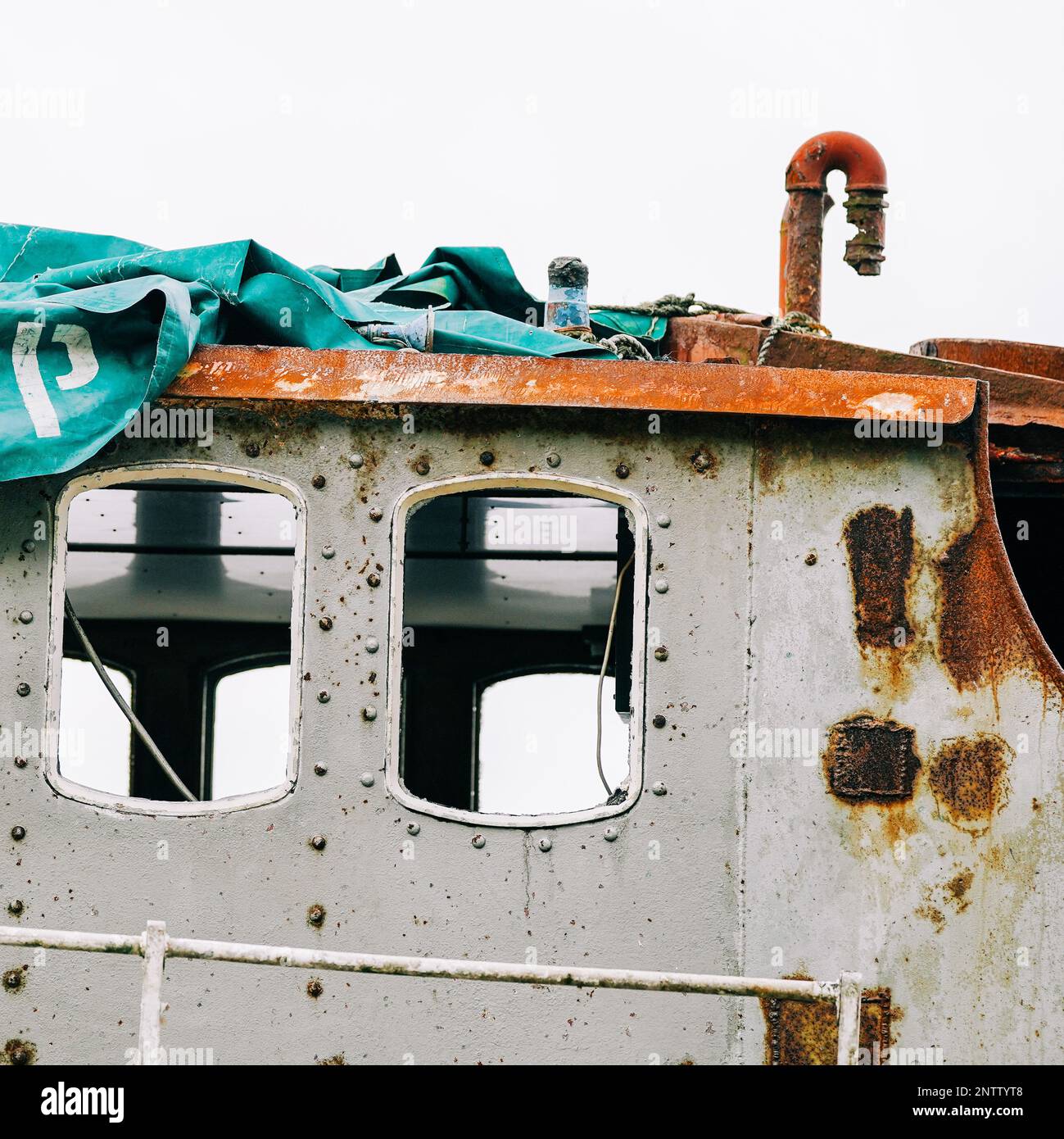 Corpach Shipwreck with Ben Nevis . Rusting remains of the MV Dayspring ...