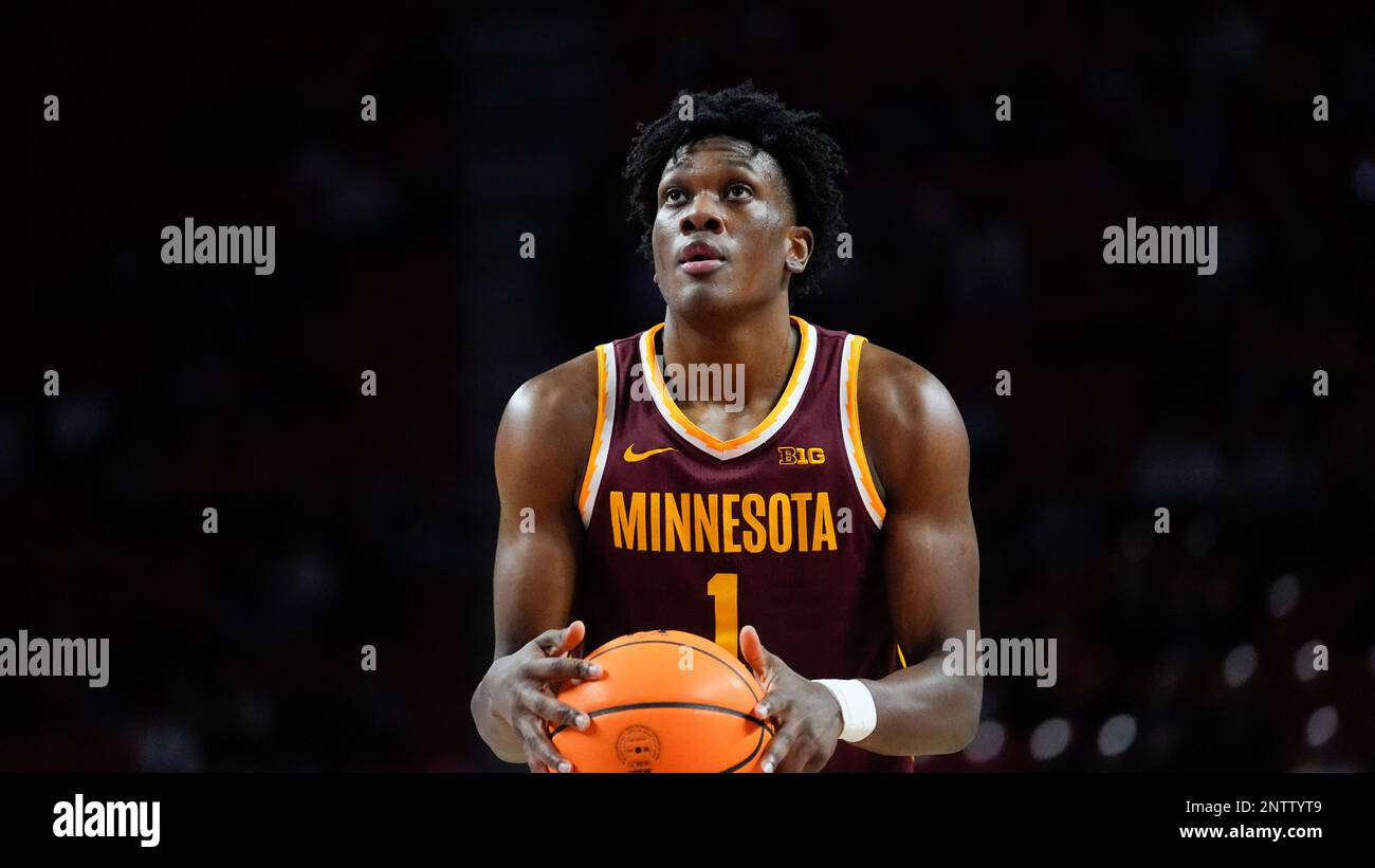 Minnesota forward Joshua Ola-Joseph during the first half of an NCAA ...