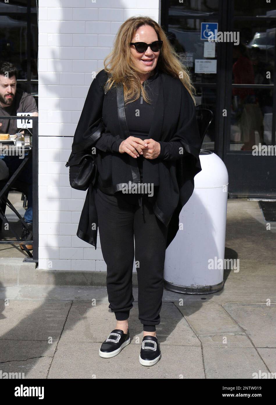 Photo by: zz/GOTPAP/STAR MAX/IPx 2019 3/3/19 Catherine Bach is seen at the Farmers Market in ...