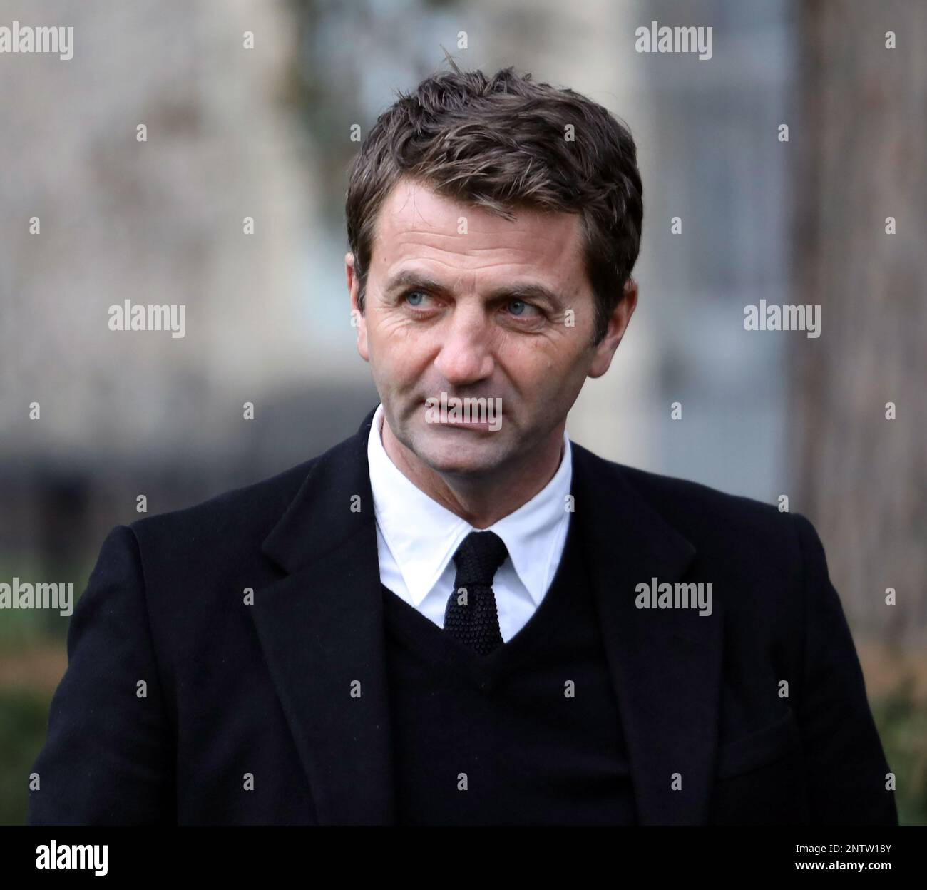 pic shows: mourners Tim Sherwood Former England and Watford manager ...