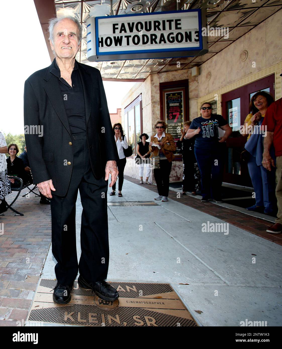 Jordan Klein Sr., 94, a legendary underwater cinematographer, stands on ...