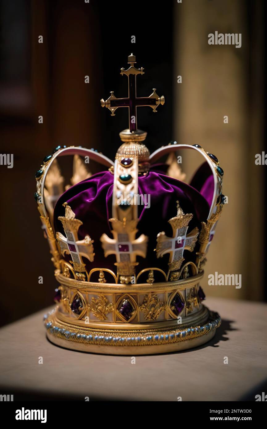 Queen crowning king hi-res stock photography and images - Alamy